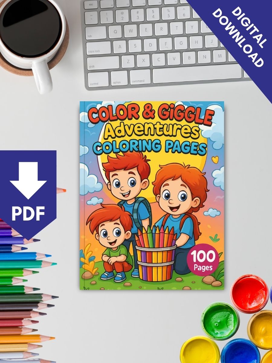 Color & Giggle Adventures – 100 Kids Coloring Pages | Colouring 4 Kids